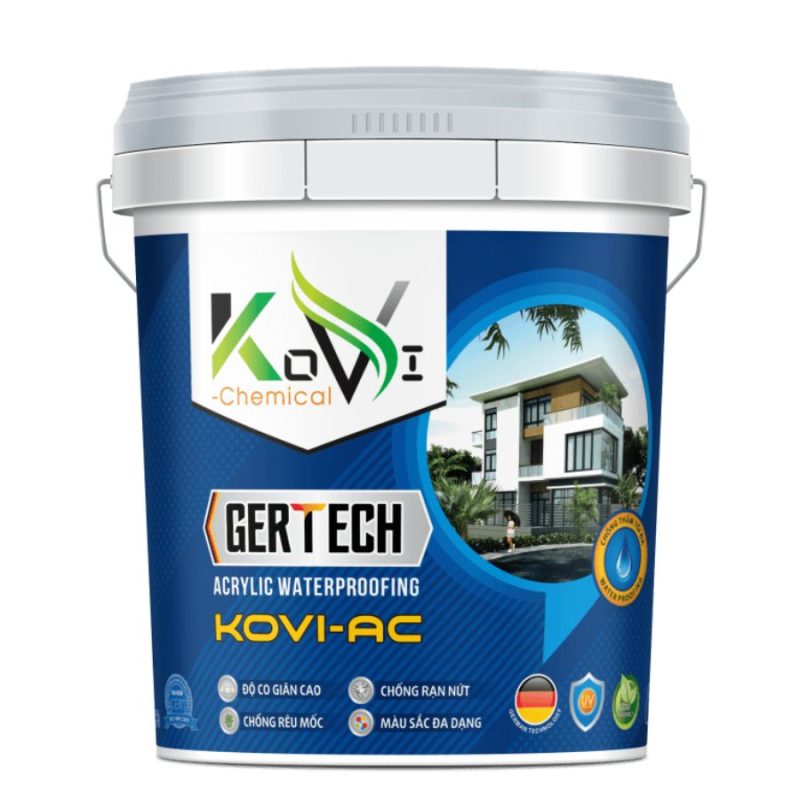 Sơn chống thấm acrylic Kovi AC - Giá sỉ tốt cho đại lý miền nam