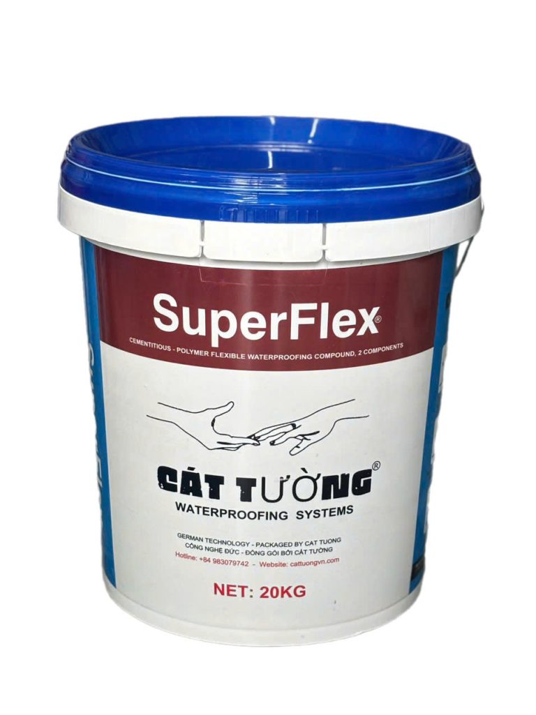 SuperFlex Chống Thấm Gốc Xi Măng Polymer 2 Thành Phần