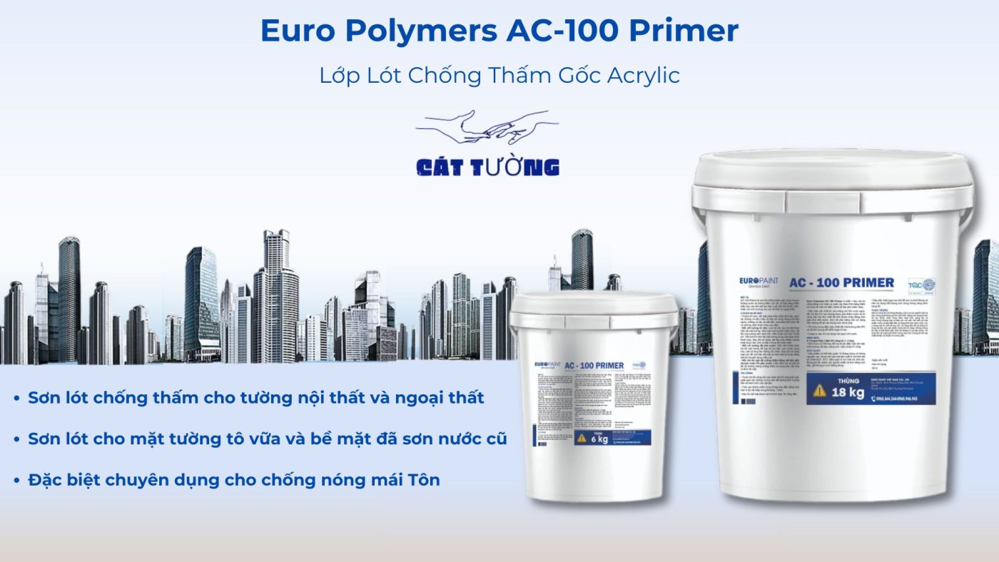 Euro Polymers AC-100 Primer - Lớp Lót Sơn Chống Nóng
