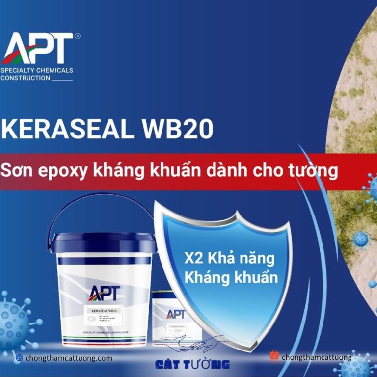 Keraseal WB20 Sơn phủ Epoxy gốc nước APT - Nội Ngoại Thất